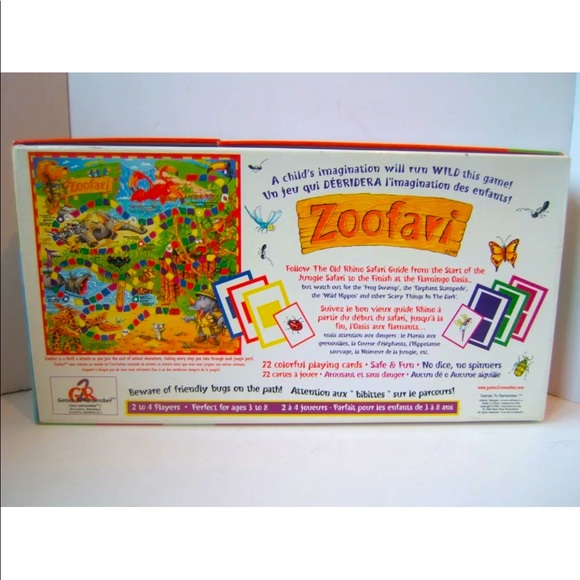 Games to Remember | Toys | Zoofari Childrens Jungle Safari Adventure Game Preloved Like New ...